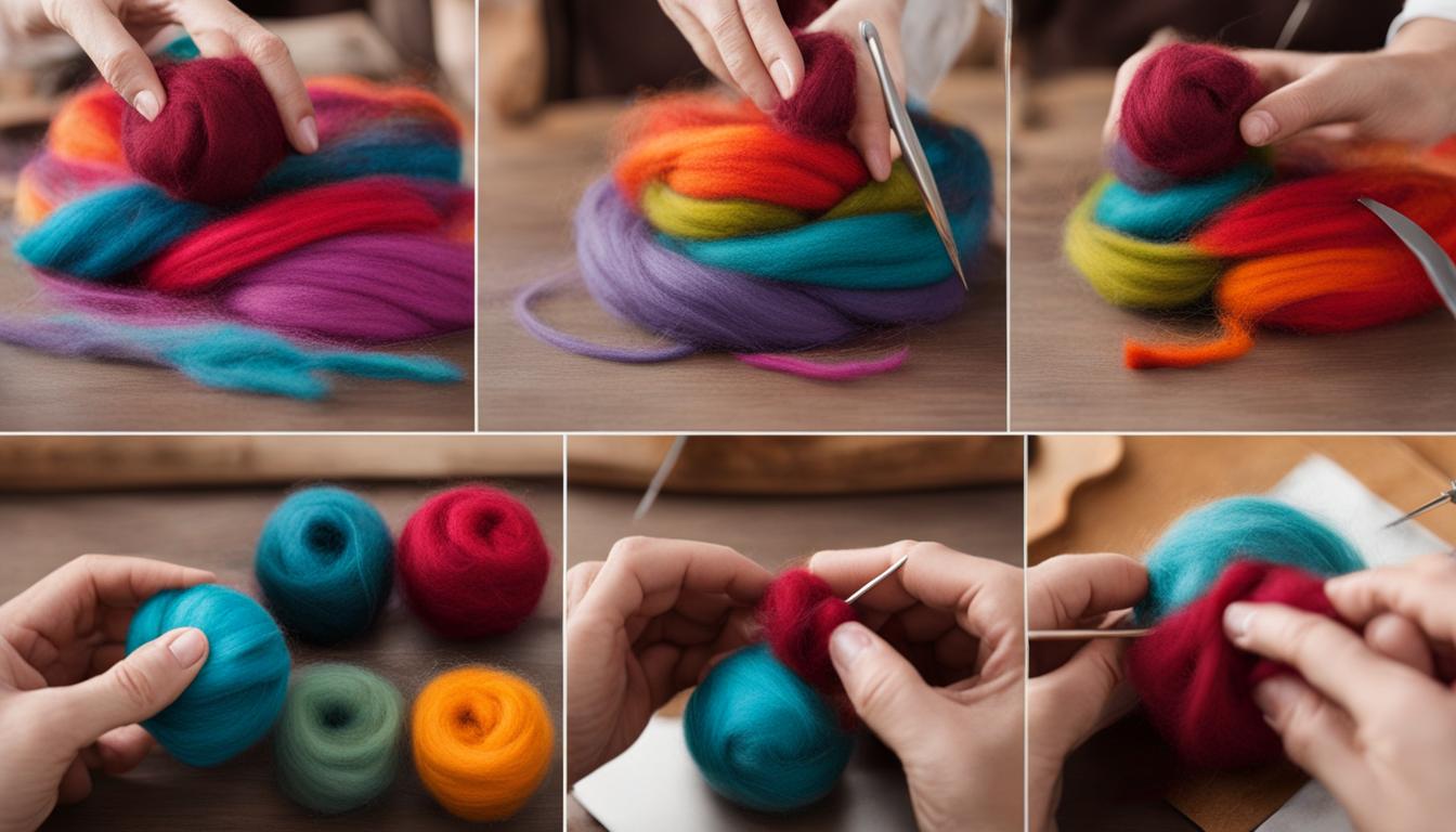Wollverarbeitung: Schritt-für-Schritt-Anleitung zum Filzen